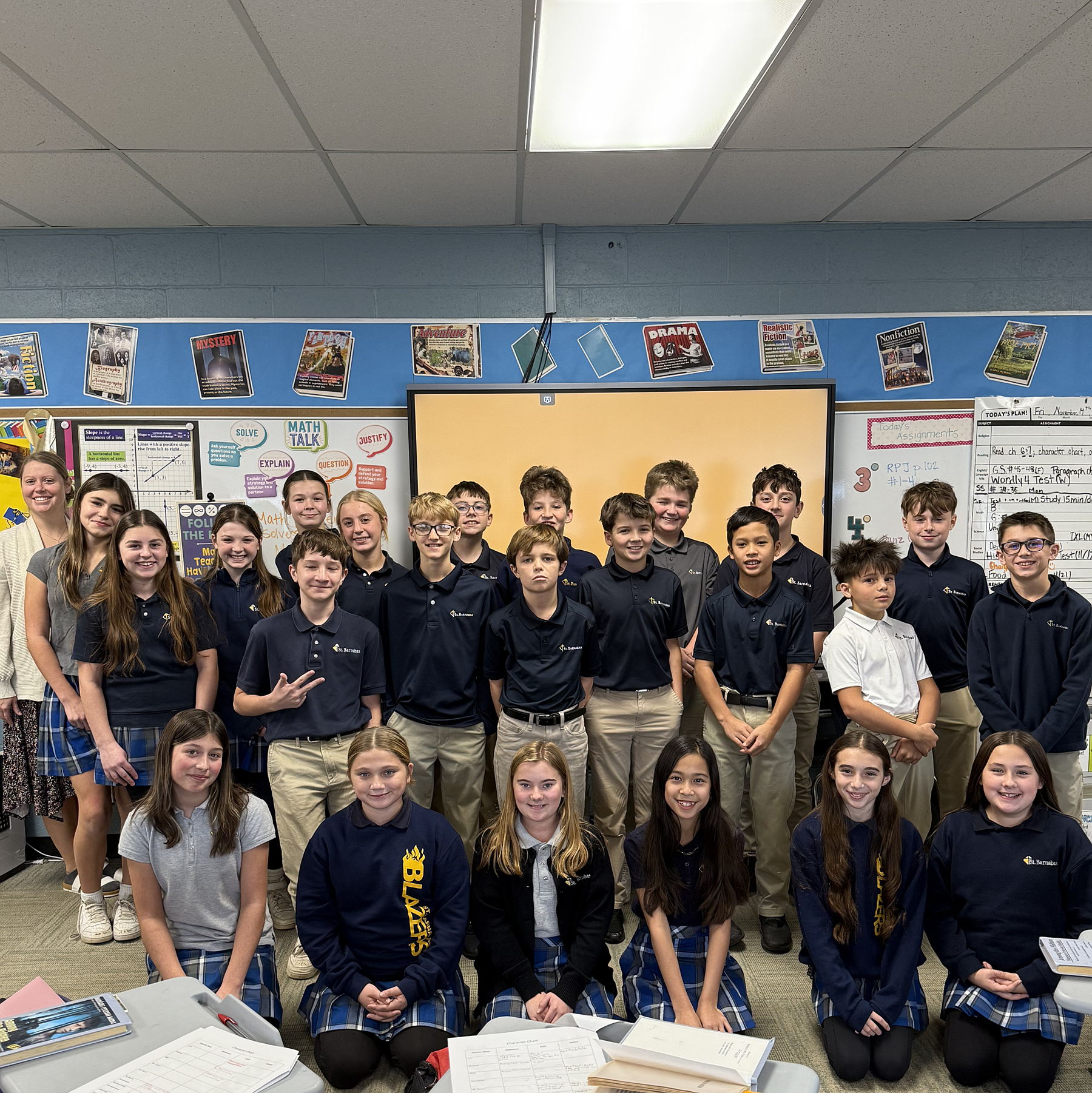 Mrs. Pope's Sixth Grade Class | #weGIVECATHOLIC