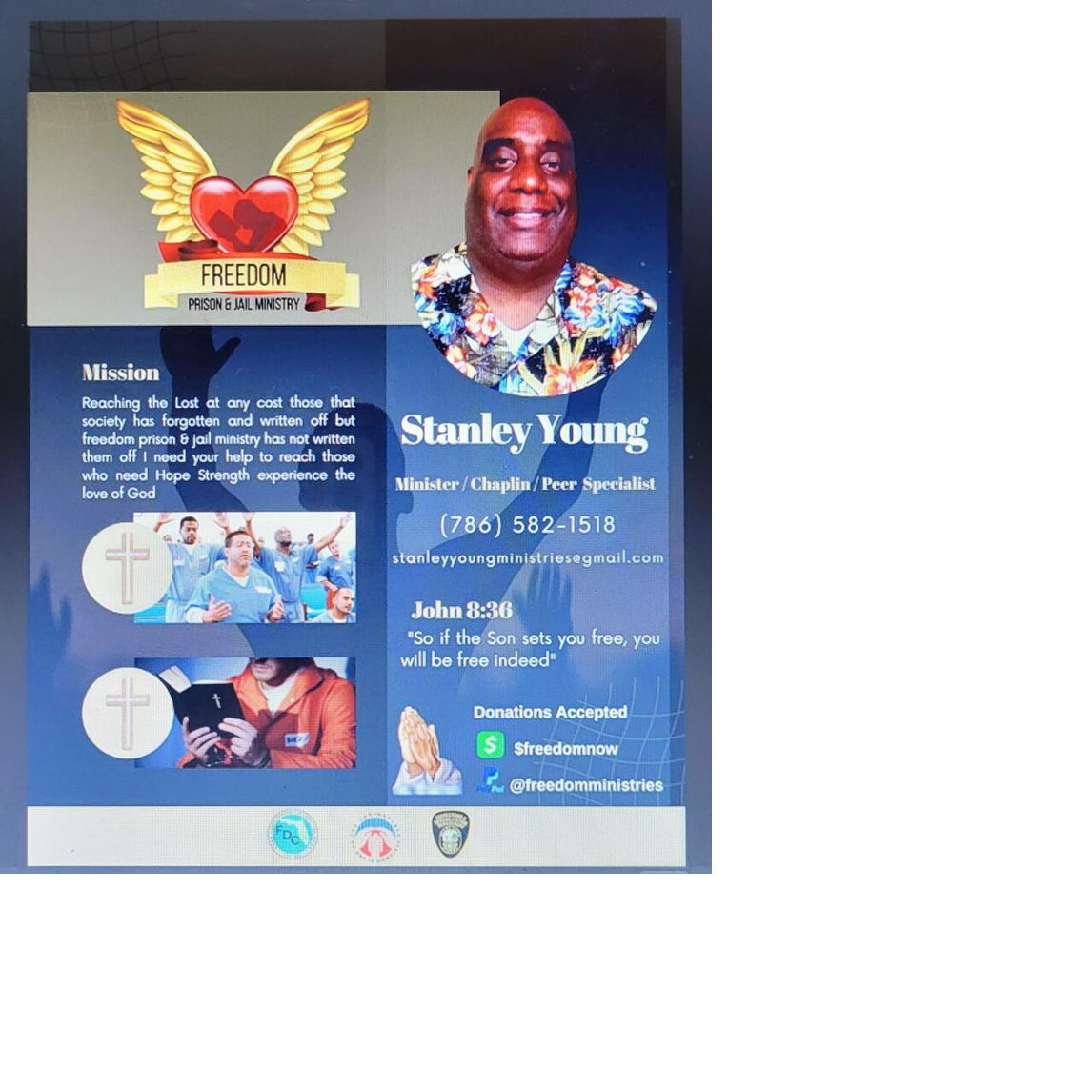 Free in prison or jail ministry | Give Miami Day