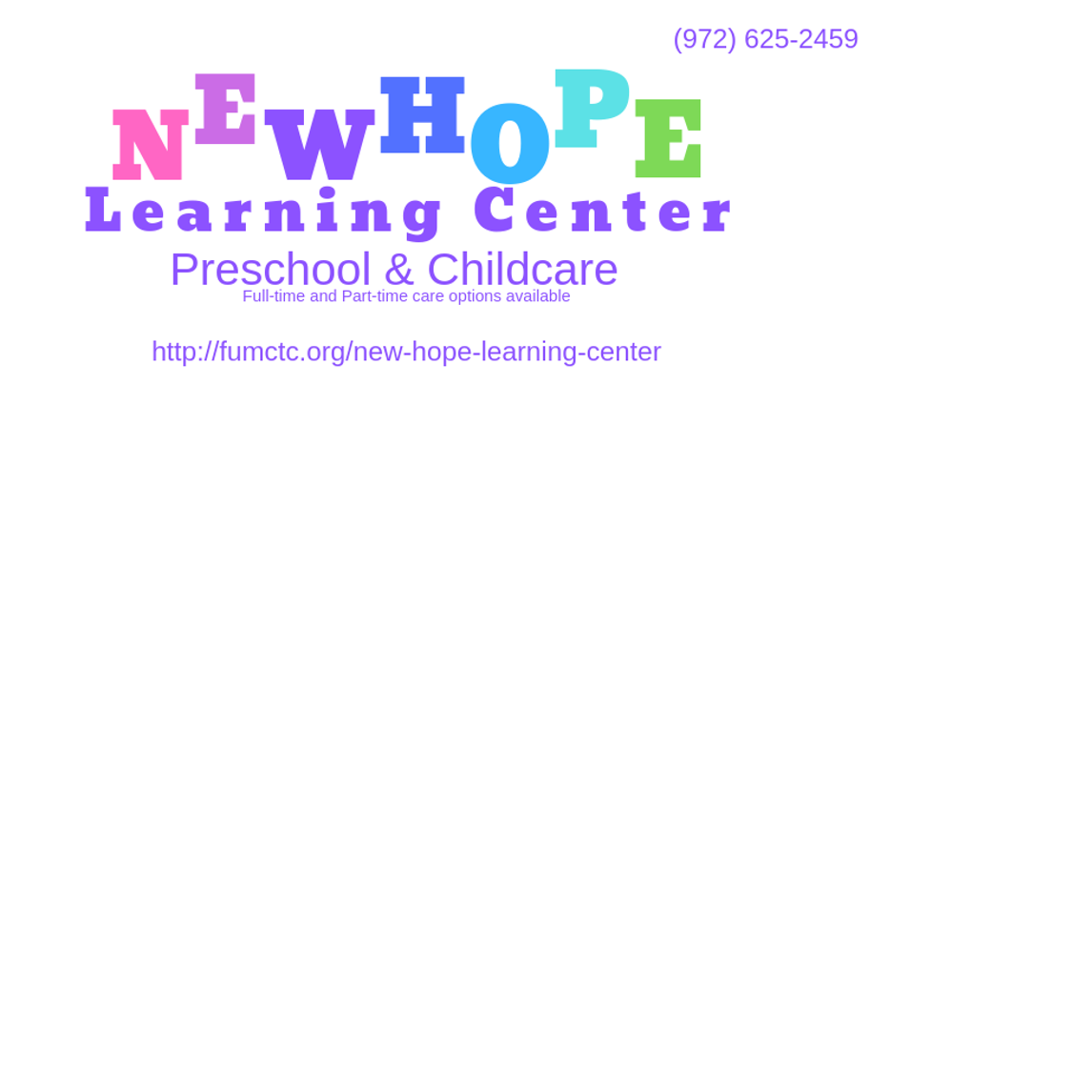 New Hope Learning Center, The Colony | North Texas Giving Day